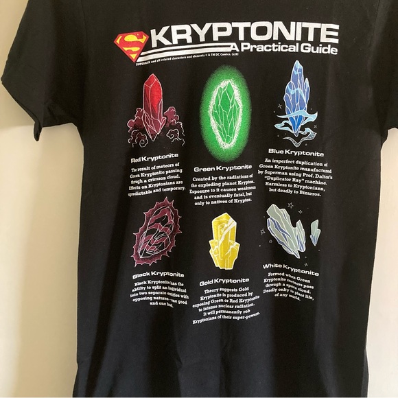 Warner Bros. | Shirts | Warner Bros Superman Kryptonite Class Tee Size S Nwt | Poshmark